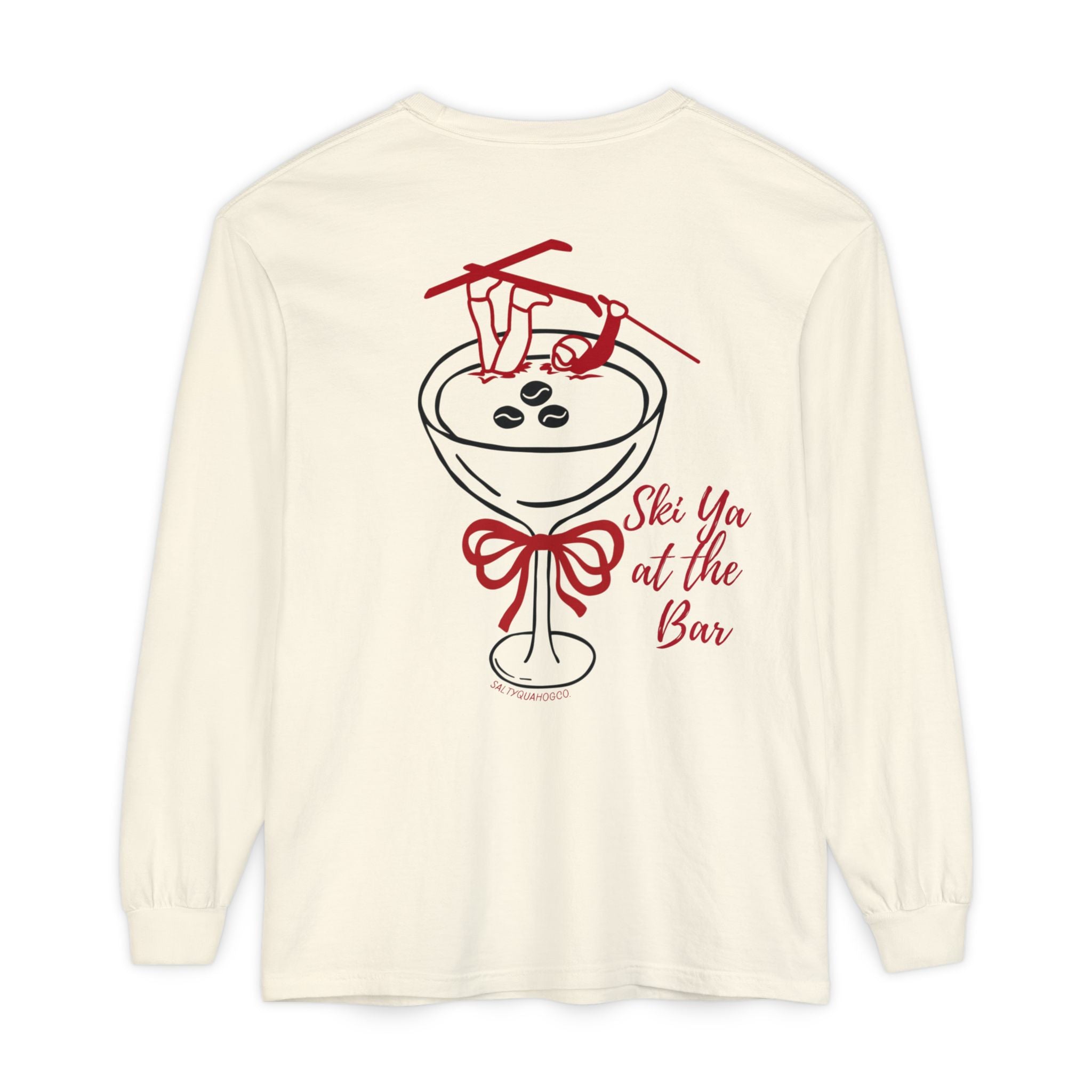 Ski Ya at the Bar- Long Sleeve – The Salty Quahog